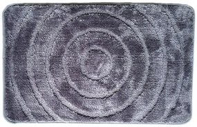 Jahu s.r.o. Koupelnová předložka KRUH-Tmavě šedá(50x80cm)