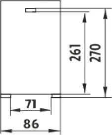 Nimco Zásobník na dezinfekční gel nebo tekuté mýdlo - HPMC 27031-M-90, černý mat