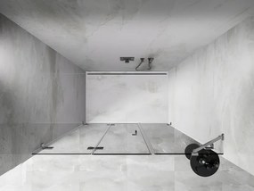 Mexen Lunar-F skládací sprchové dveře levé 130 cm, transparentní, chrom - 836S-130-050-01-00-L