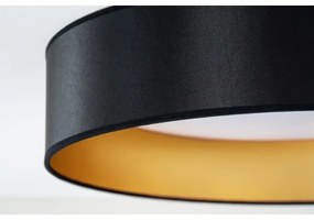 Duolla - LED Stropní svítidlo ROLLER LED/24W/230V pr. 45 cm černá/zlatá