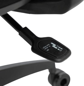Ergonomická kancelářská židle MERTON - černá síťovina