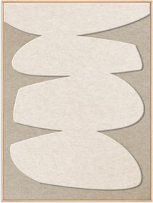 Zarámované akustické nástěnné umění Stone Balance 1
