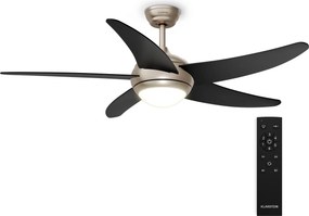 Klarstein Bolero stropní ventilátor se světlem | 132 cm | 35 W | Tichý provoz | Dřevo