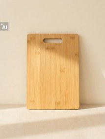 Sinsay - Bambusové prkénko na krájení s rukojetí - hnědá