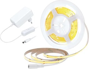 COB LED světelný pásek WM59 5 m, teplá bílá