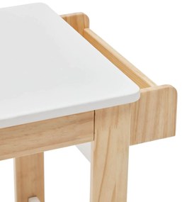 Dětský psací stůl wares 77 x 53 cm bílý MUZZA