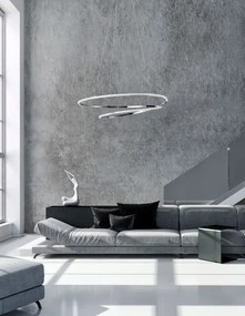 LED lustr Viareggio 56 Chrome