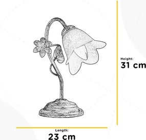 ONLI - Stolní lampa BOTTON DORO 1xE14/6W/230V