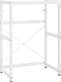 Koupelnový regál pod umyvadlo bílý 59 x 38 x 83 cm železo 338497