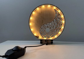 Li-Go "Jin Jang" lampa 20x22 cm provedení povrchu: ořech