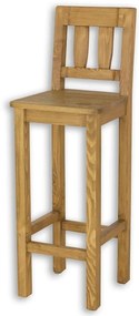ARTEN Rustikální barová židle POPRAD SIL10 (světlý/tmavý vosk)