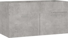 vidaXL Set koupelnového nábytku dřevotříska [3071247] Barva: bílá s vysokým leskem