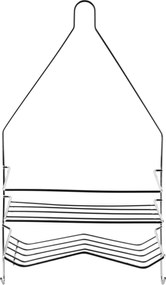 Koupelnová polička CARL SILVER 25x45,5 cm stříbrná