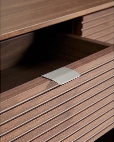 Komoda v dekoru ořechu v tmavě přírodní barvě 120x81x35 cm Norlen – Kave Home