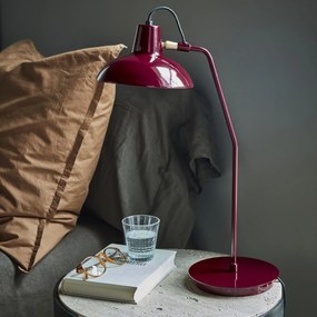 House Doctor Stolní lampa Desk Red, červená barva, kov