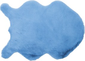 XXXLutz UMĚLÁ KOŽEŠINA, 55/80 cm, modrá - Kůže - 003580044150