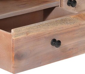 TV stolek 118 x 30 x 40 cm masivní akáciové dřevo 322684