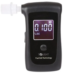 SOLIGHT Profi digitální alkohol tester, Fuel Cell, 0,0 - 4,0‰ BAC,citlivost 0,008‰