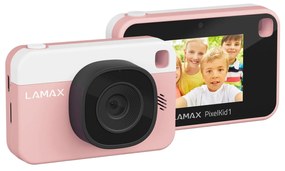 Dětský fotoaparát lamax pixelkid1 pink