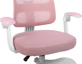 Dětská rostoucí židle Neoseat JUNI 013 — látka, růžová