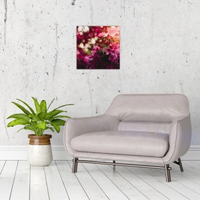 Obraz kvetů rokvitnutého keře (30x30 cm)