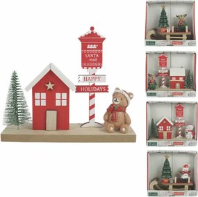 Vánoční dekorace SNOWMAN HOUSE 15,5x13 cm