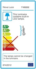 LED stropní svítidlo Roda 40 Světla šedá