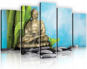 Obraz 100x60 Zen Buddha meditace klid harmonie příroda bambus kameny