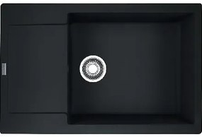 Franke Maris - Fragranitový dřez MRG 611-78 BB, 780x500 mm, matná černá 114.0637.575