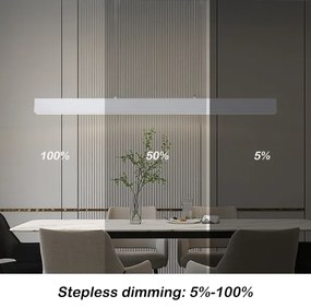 Brilagi - LED Stmívatelný lustr SLEEKLINE SMART LED/40W/230V Wi-Fi Tuya bílá+DO