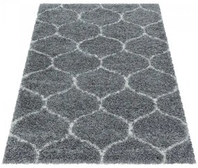 Vopi | Kusový koberec Salsa shaggy 3201 grey - 80 x 250 cm