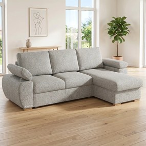 Sedací souprava ASTAN | 260x155 cm | rozkládací + úložný prostor | VÝBĚR TKANIN
