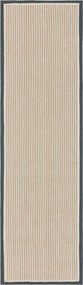 Tribeca Design Kusový koberec Ministry Loop Slate Cream Rozměry: 68x240 cm