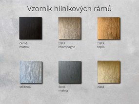 LED zrcadlo v rámu do koupelny M2