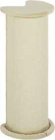 PawHut Kočičí Škrabací Sloupek 85cm Vysoký Škrabací Sloup se Siselovým Lanem, Ochrana proti Nákoncům Kočičí Škrabací Strom pro Středně Velké Kočky, Kr