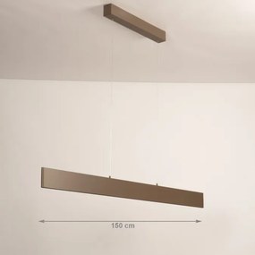 Závěsné stmívatelné LED svítidlo Linear 150 Brown