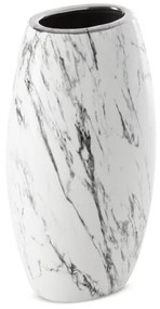 Váza SANA 02 bílá / stříbrná