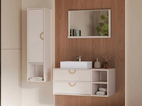 Koupelnový nábytek Gewiro, Barva: ořech warmia, Sifon k umyvadlu: ne, Umyvadlo: ne, Baterie: ne