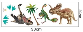 Samolepka na zeď "Dinosauři 8" 80x56cm