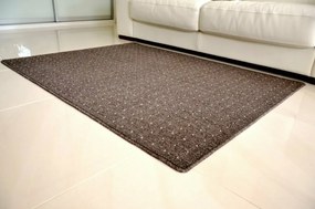 Kusový koberec Udinese hnědý (Varianta: Kulatý 120 cm průměr)