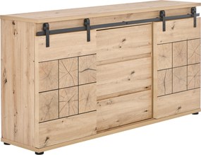 XXXLutz ŠIROKÁ KOMODA, barvy dubu, 160/86/40 cm MID.YOU - Široké komody - 002798019001