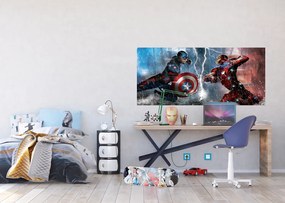 Dětská vliesová fototapeta na zed' Avengers Občanská válka, Disney | 202 x 90 cm | DFTDNH 5359