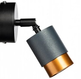 T-BIS Šedo měděné bodové světlo SOUL GREY COPPER 1P