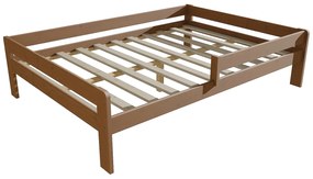 Vomaks Dětská postel se zábranou VMK003C KIDS Rozměr: 140 x 200 cm, Barva: surové dřevo