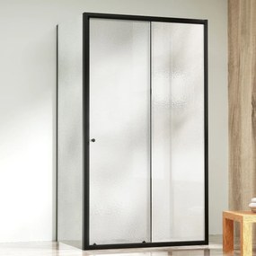 NICOL COMBI II Black 80x100x80 Grape Sprchový kout s posuvnými dveřmi