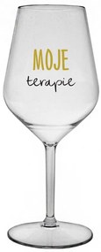 MOJE TERAPIE - čirá nerozbitná sklenice na víno 470 ml