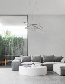 LED lustr Livorno 60 Chrome