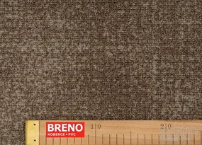 Breno Metrážový koberec VERIS 44 hnědý, šíře 400 cm, Hnědá
