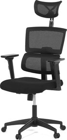 Ergonomická kancelářská židle MERANO - černá síťovina