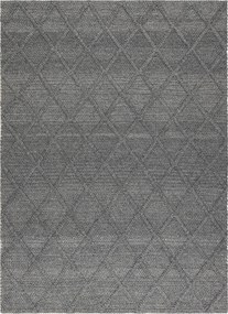 Dywany Łuszczów, Kusový koberec Tahar 99001K antra, 200x290, šedá, ložnice